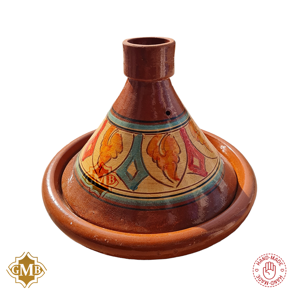 Pure Moroccan Aker Fassi Handmade Clay Pot For Lip & Cheek Stain